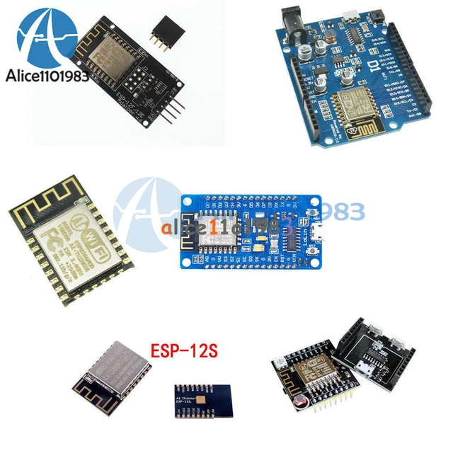WEMOS D1 NODEMCU CH340 ESP-12E 12F ESP-12S WiFi Development Board ...