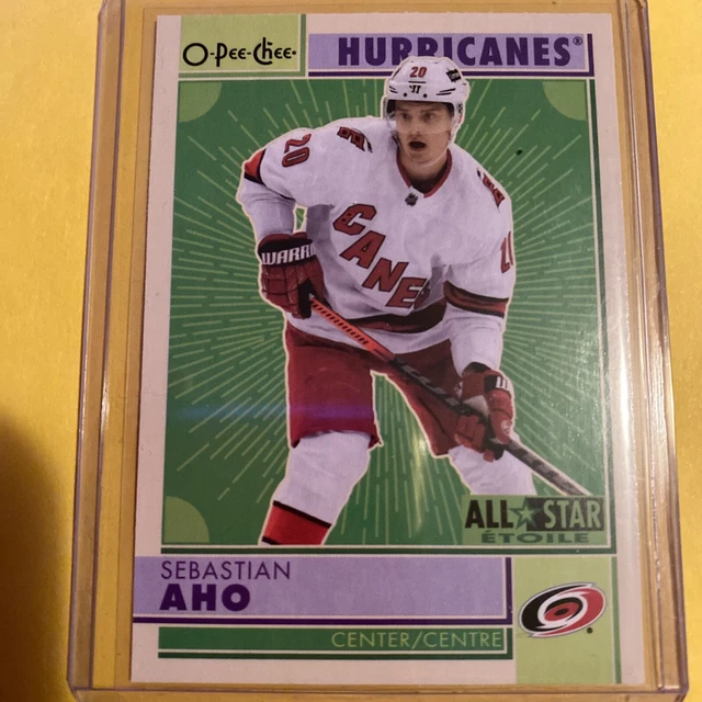 2022-23 O-PEE-CHEE RETRO All-Star Sebastian Aho #526 Carolina ...
