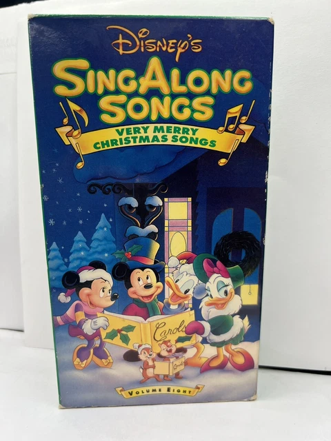 DISNEY SING ALONG Songs Very Merry Christmas Songs VHS Volume 8 5 00 disney-sing-along-songs-very-merry-christmas-songs-vhs-volume-8-5-00