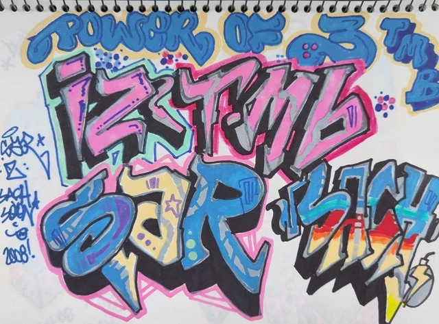 SAR SKETCH 21X28CM for IZ THE WIZ COPE/QUIK/TAKI/SEEN/ZEPHYR/FUTURA ...