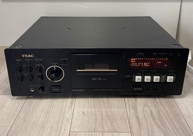 TEAC V-6030S HIGH End 3-Head Dual Dolby S HX Pro CASSETTE DECK Black ...