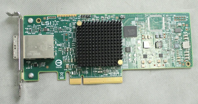 LSI SAS 9300-8E 12G SAS 6G SATA 8-Port PCI-E x8 Host Bus Adapter HBA ...