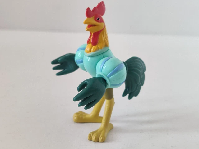 FAMOUS DISNEY HEROES Robin Hood Alan-A-Dale Rooster Figure Rare Fast ...
