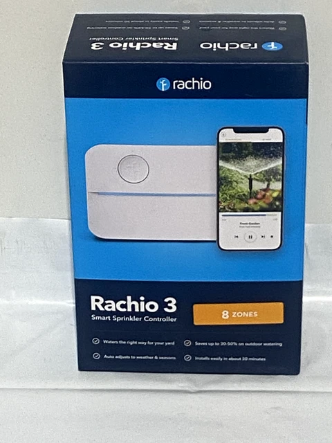 CONTRÔLEUR RACHIO 3 8 zones 3e génération Smart Sprinkler 8ZULW-C ...