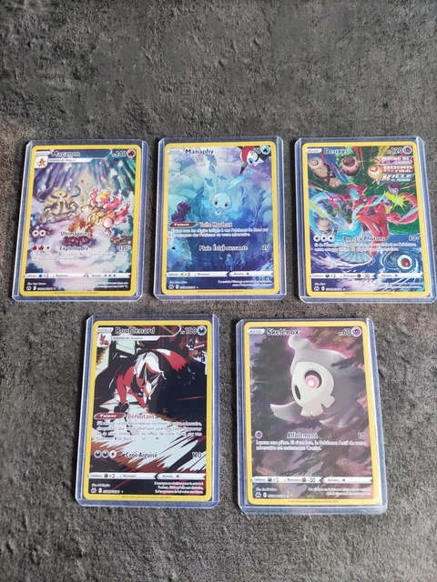 LOT 5 CARTES Pokemon GG FULL ART ZENITH SUPREME EB12.5 Deoxys Maganon ...