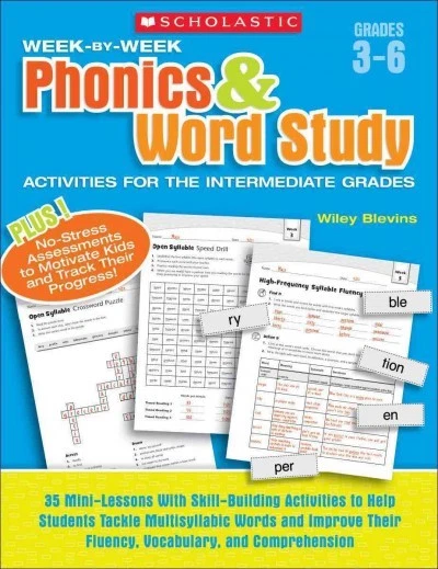 WEEK BY WEEK PHONICS Word Study Activities For The Intermediate week-by-week-phonics-word-study-activities-for-the-intermediate