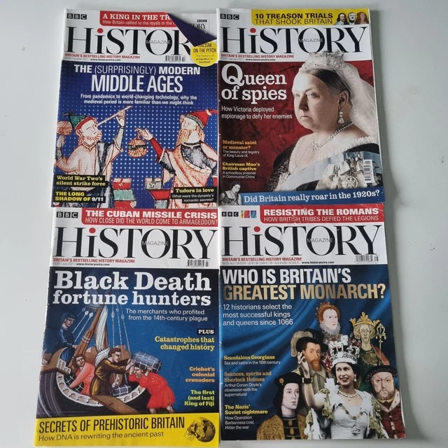 BBC HISTORY MAGAZINE 2021-2022 Bundle Of 4 £8.00 - PicClick UK