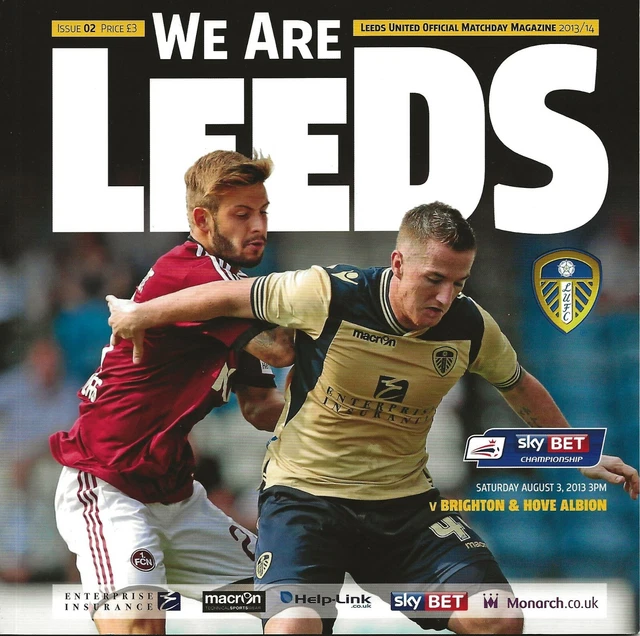 FOOTBALL - LEEDS United home football programmes 2013/2014 £1.00 ...