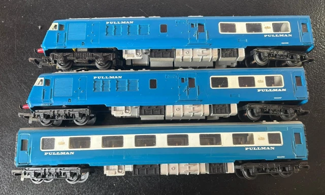 VINTAGE TRIANG PULLMAN 3 Car Loco / Coach Blue £42.27 - PicClick UK