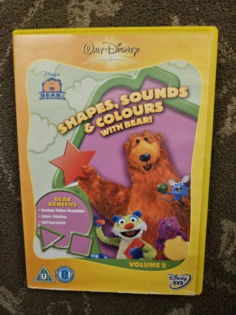 BEAR IN THE Big Blue House Shapes, Sounds And Colours Dvd Kids EUR 29 ...