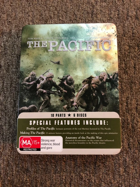 THE PACIFIC SIX 6 Disc DVD Series Box Set HBO Steelbox Case 2010 Hanks ...