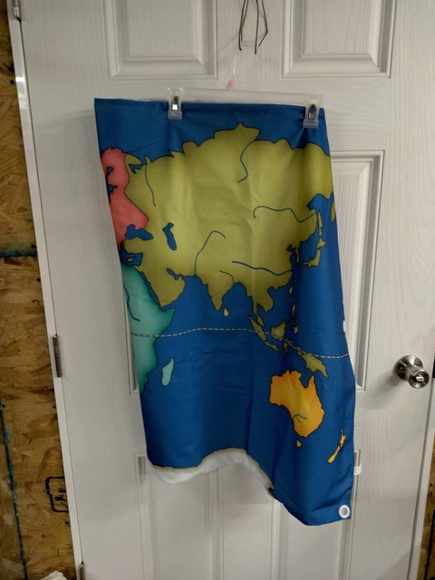 DISCOVERY KIDS WORLD Map Felt Board Wall Banner With Felt Accessories £ ...