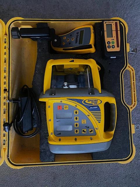 SPECTRA PRECISION TRIMBLE GL722SV Dual Slope Grade Laser w/CR703 ...