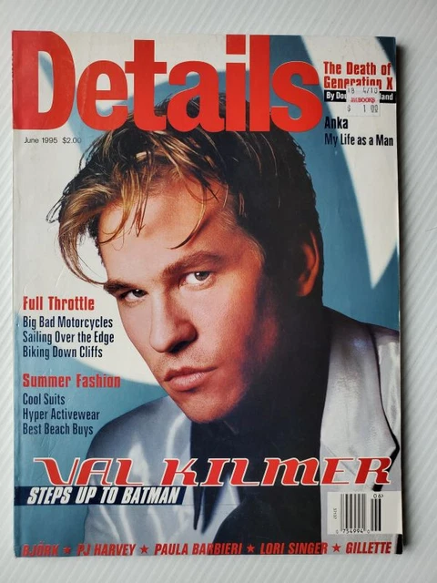 1995 DETAILS MAGAZINE VAL KILMER Drew Barrymore Paula Barbieri Jason ...