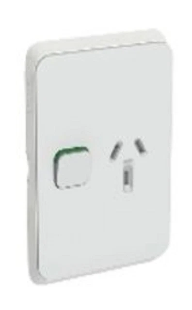 2X CLIPSAL ICONIC SWITCHED SOCKET OUTLET SKINS 1-Gang Vertical, Cool ...