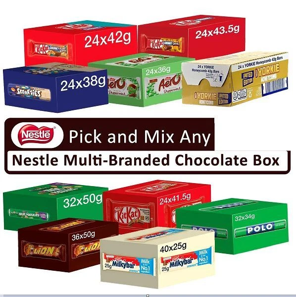 NESTLE FULL BOX Of Chocolate Bar Collection | Pick any Your Favorite ...
