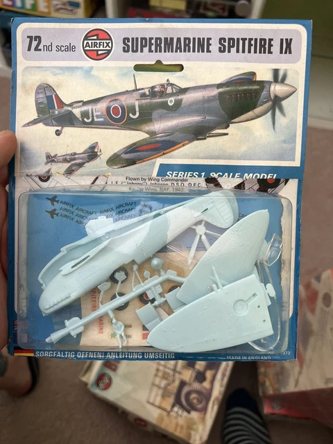 AIRFIX SUPERMARINE SPITFIRE IX 72nd scale series 1 blister model kit £6 ...