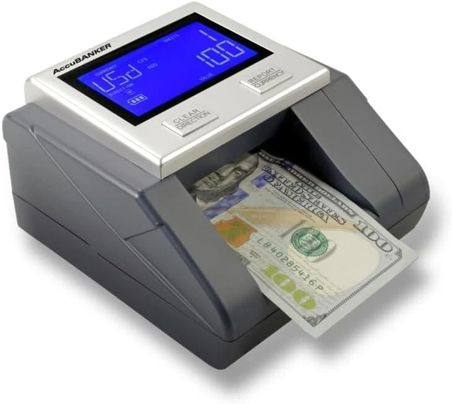 ACCUBANKER D585 7-POINT Multi Currency Counterfeit Bill Detector USD ...