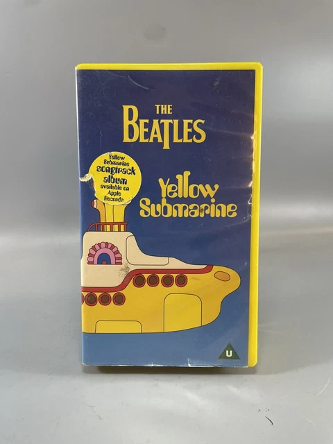 VINTAGE BEATLES YELLOW Submarine VHS - VHS TAPE IS SEALED NOT CASE ...