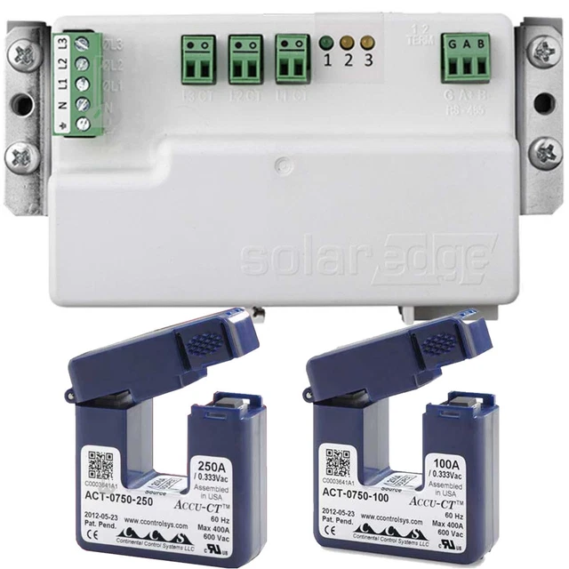 SOLAREDGE ELECTRICITY METER Energiezähler Modbus und Split Core Current ...