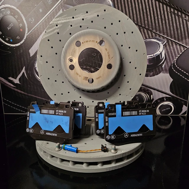 NEW GENUINE MERCEDES-BENZ W205 C-Class C250 C300 C350 AMG Front Discs ...