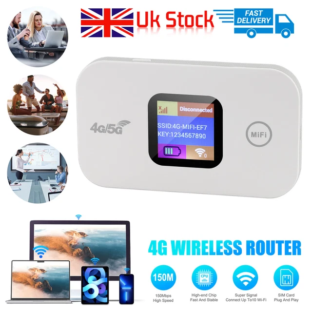 UNLOCKED MOBILE WIFI 5g-LTE SMART WIFI BOX Portable Modem Mifi Hotspot ...