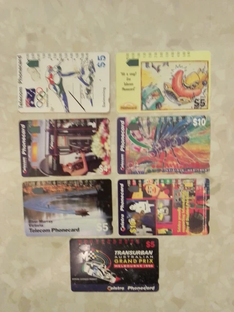 VINTAGE: ASSORTED TELECOM AND TELSTRA PHONECARDS (x16) $30.22 - PicClick