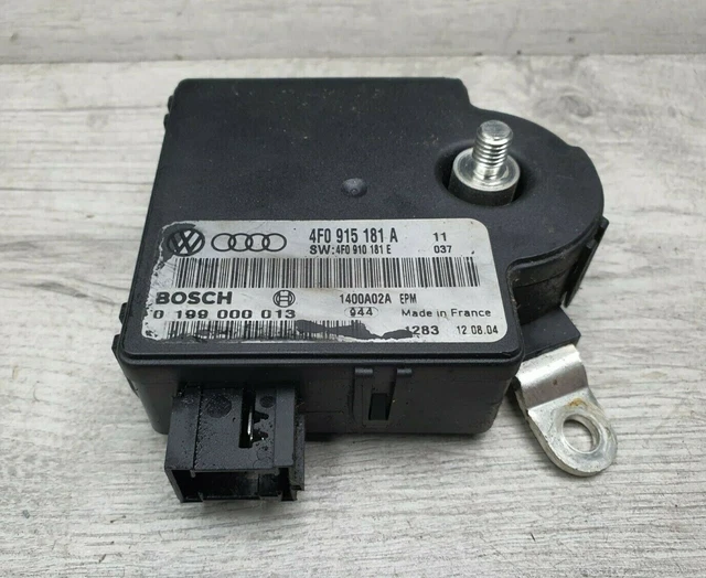 AUDI 2004 A6 C6 Battery Monitoring Control Module 4F0915181A 4F0910181E ...