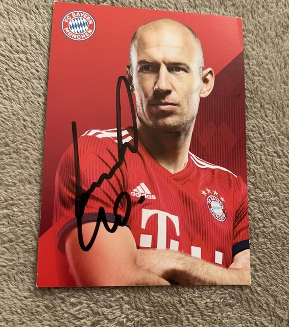 FC BAYERN MÜNCHEN Arjen Robben Autogrammkarte Original Unterschrift Rare EUR 9,99 - PicClick DE