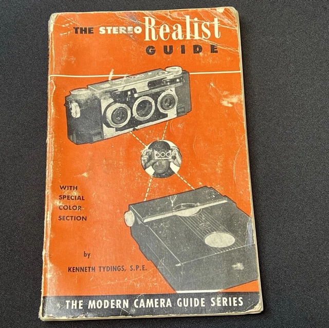VINTAGE 1952 THE Stereo-Realist Guide Camera Manual Kenneth S. Tydings ...