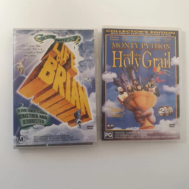MONTY PYTHON'S LIFE Of Brian Monty Python And The Holy Grail REGION 4 ...