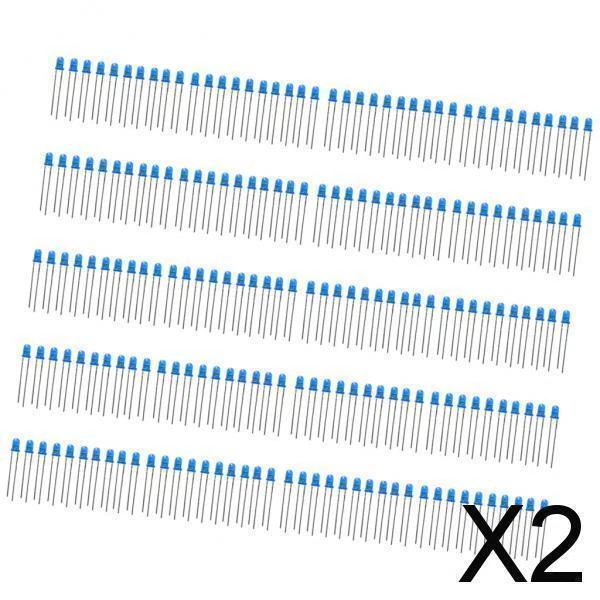 2X 100 PIÈCES 3mm LED Diode Allume Des Diodes électroluminescentes EUR ...