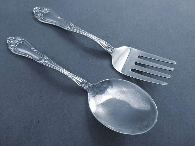 CHAMPLAIN AKA EMPRESS Carlotta- Frank Whiting Sterling 2Pc Baby Set $79 ...