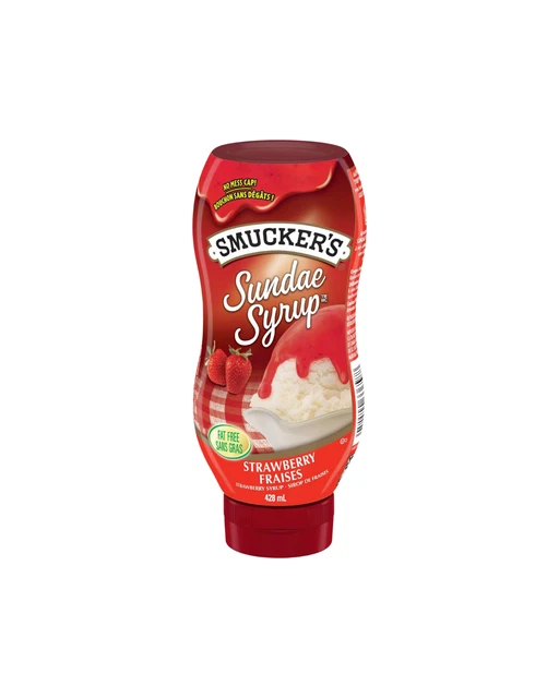 SMUCKER'S SUNDAE SYRUP, Strawberry Flavoured Syrup, 428mL, $11.96 ...