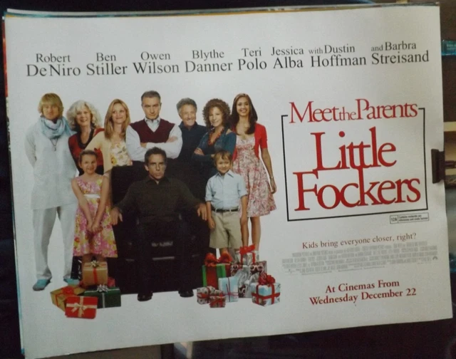 MEET THE PARENTS - LITTLE FOCKERS ROBERT DE NIRO ORIGINAL QUAD POSTER b ...