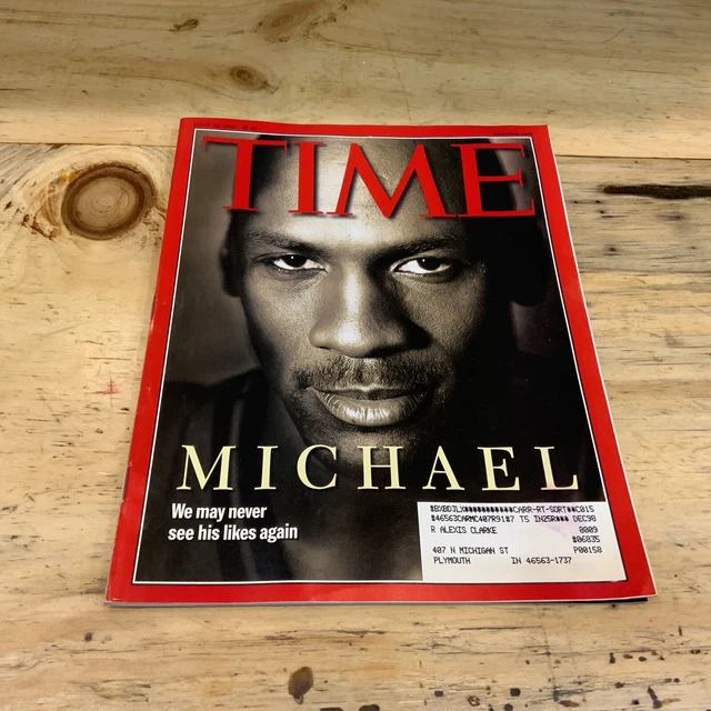 VINTAGE TIME MAGAZINE June 1998 Michael Jordan Front Cover £21.98 ...