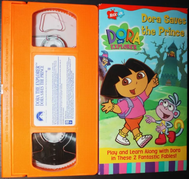 Dora The Explorer Dora Saves The Prince Vhs Boots Ramon Vg Nick Jr Rare 693 Picclick Ca