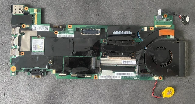 LENOVO THINKPAD T470S intel core i5-7200u Motherboard+heatsink fan+DC ...