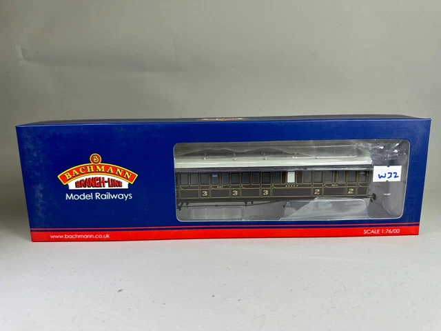 BACHMANN 39-600 SE&CR 60ft Birdcage Brake Composite Lavatory Coach Dark ...