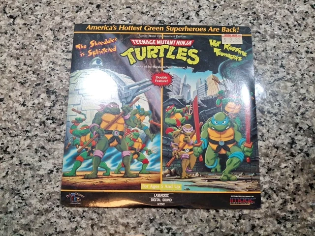 TEENAGE MUTANT NINJA Turtles Double Feature Laserdisc Shredder Is ...