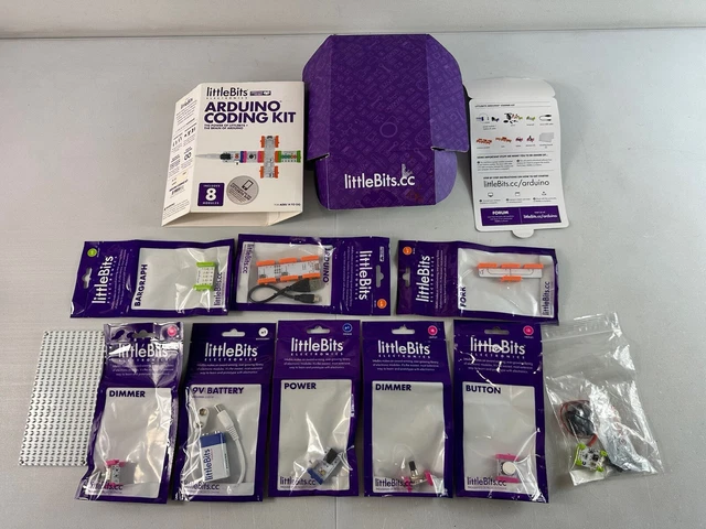 LITTLEBITS ARDUINO CODING KIT 8 Modules For Ages 14+ ***Missing 1 Board ...