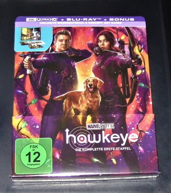 HAWKEYE THE COMPLETE Season 1 Limited Steelbook 4K Blu Ray + Blu Ray ...