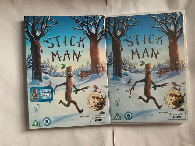 STICK MAN DVD With Slipcover & Double Sided Poster £2.48 - PicClick UK