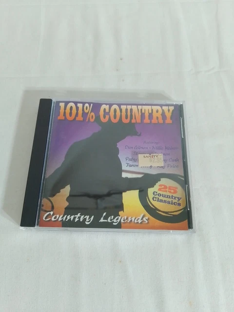 101% COUNTRY - Country Legends CD (Patsy Cline, Johnny Cash, Willie ...