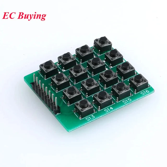 8PIN 4X4 16 Keypad Keyboard Matrix Module for arduino Diy Starter Kit ...