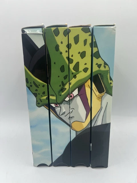 VINTAGE DRAGON BALL Z Perfect Cell Saga Uncut VHS Set in Box Good ...