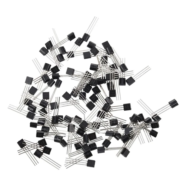 2X(100PCS TRANSISTORS S9014 NPN Silicium Transistor Paquet TO-92 B5E8 ...
