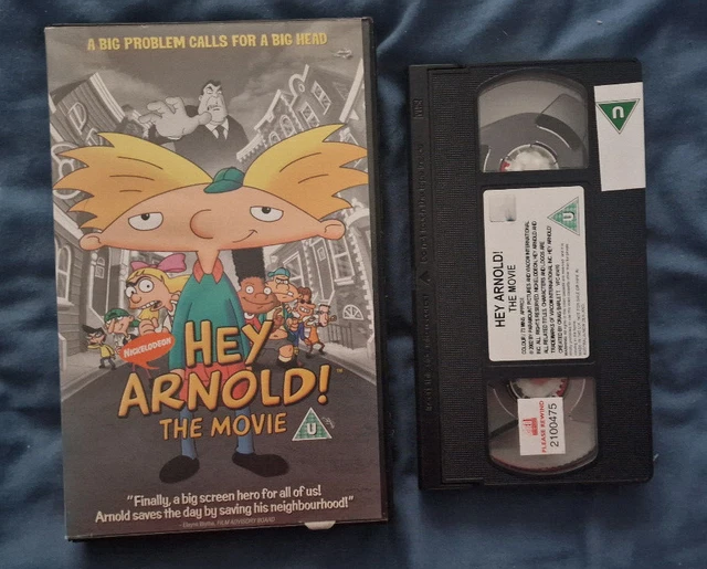 HEY ARNOLD! THE Movie - PAL VHS Nickelodeon - FAT BOX EX RENTAL NHB ...