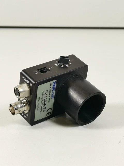 THORLABS PDA100A-FS PDA100A Si Amplified Detector 400-1100 NM £202.26 - PicClick UK
