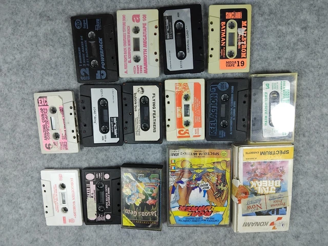 14 TAPES, SINCLAIR ZX Spectrum 48k 128k Game Bundle Job Lot Games Sku ...